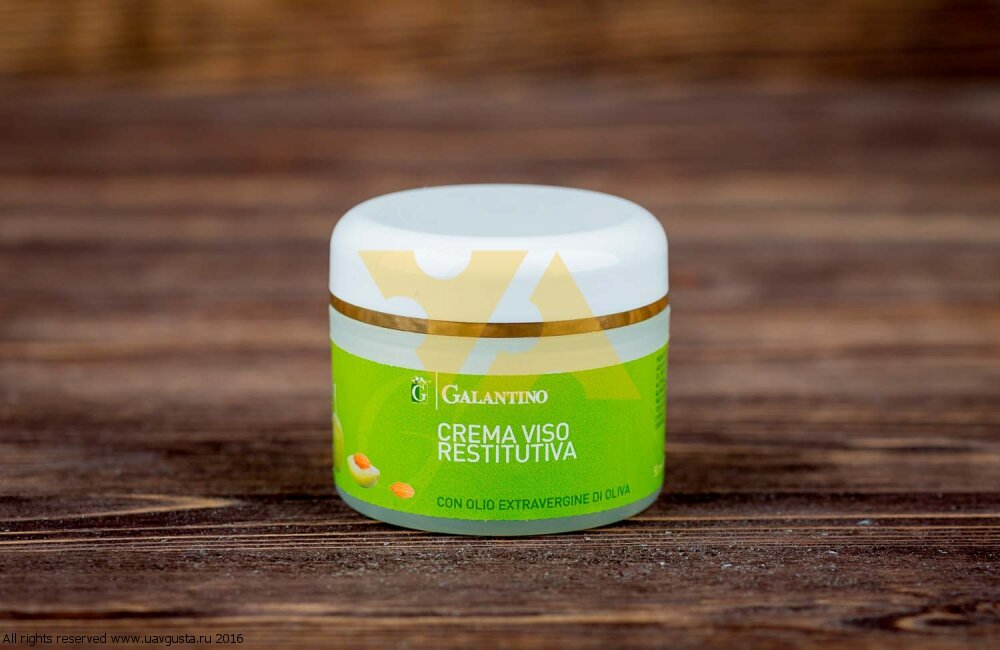 Крем для лица восстанавливающий с оливковым маслом Экстра Верджин, GALANTINO, 0,05 л