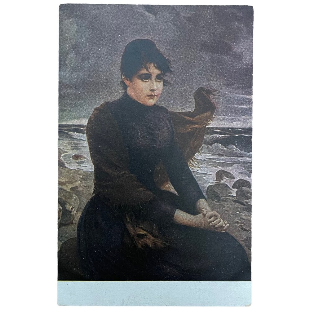 Почтовая открытка "Счастье потеряно" 1900-1917 гг. Франция