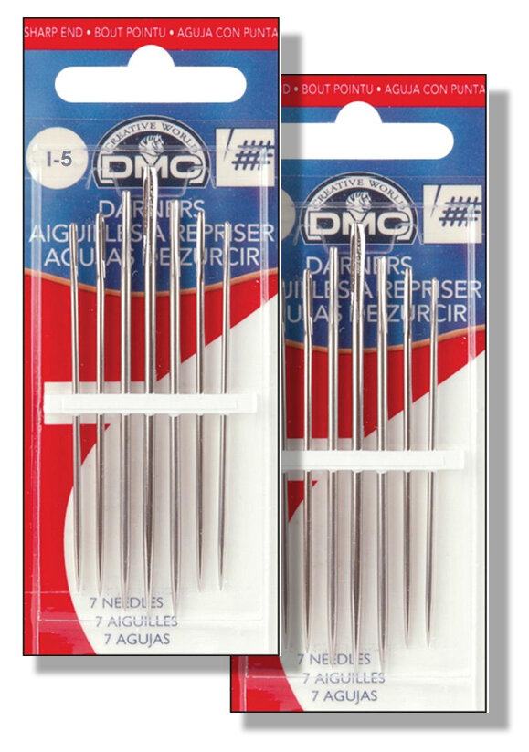 Иглы штопальные DMC № 1/5 (2 упаковки по 7 шт.)