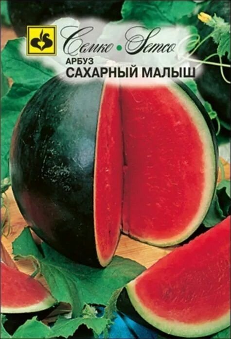 Семена Арбуз Сахарный малыш "Семко" (10шт в пакетике)