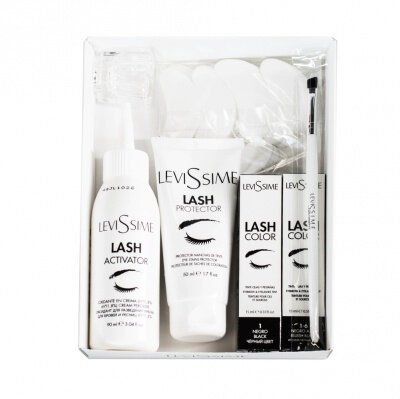 Набор для окрашивания ресниц LevisSime Lash Color Kit (7 предметов)