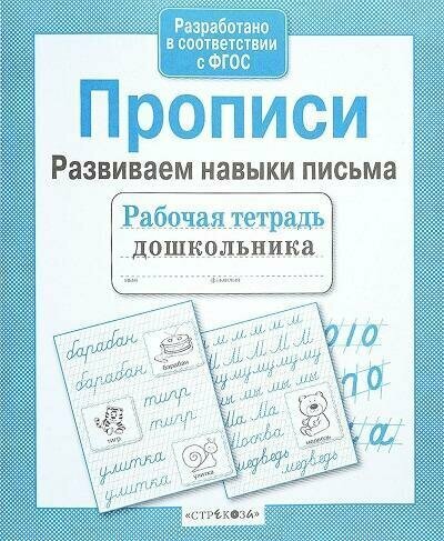 РабТетДошк Прописи Развиваем навыки письма
