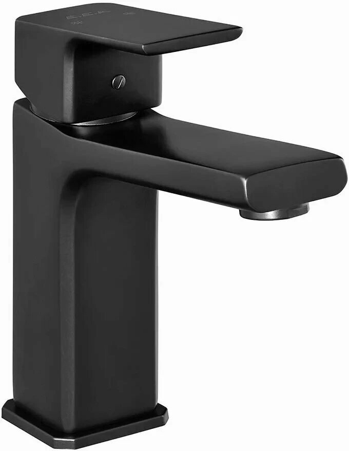 Смеситель для раковины E.C.A Tiera 102108989C1EX без донного клапана, черный матовый