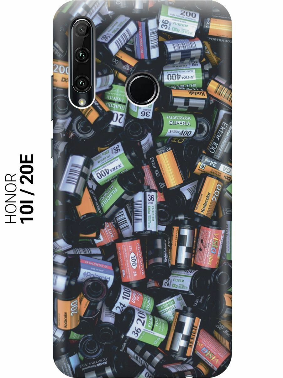Силиконовый чехол на Honor 10i, 20e, Хонор 10 ай, 20е с принтом "Фотопленка"