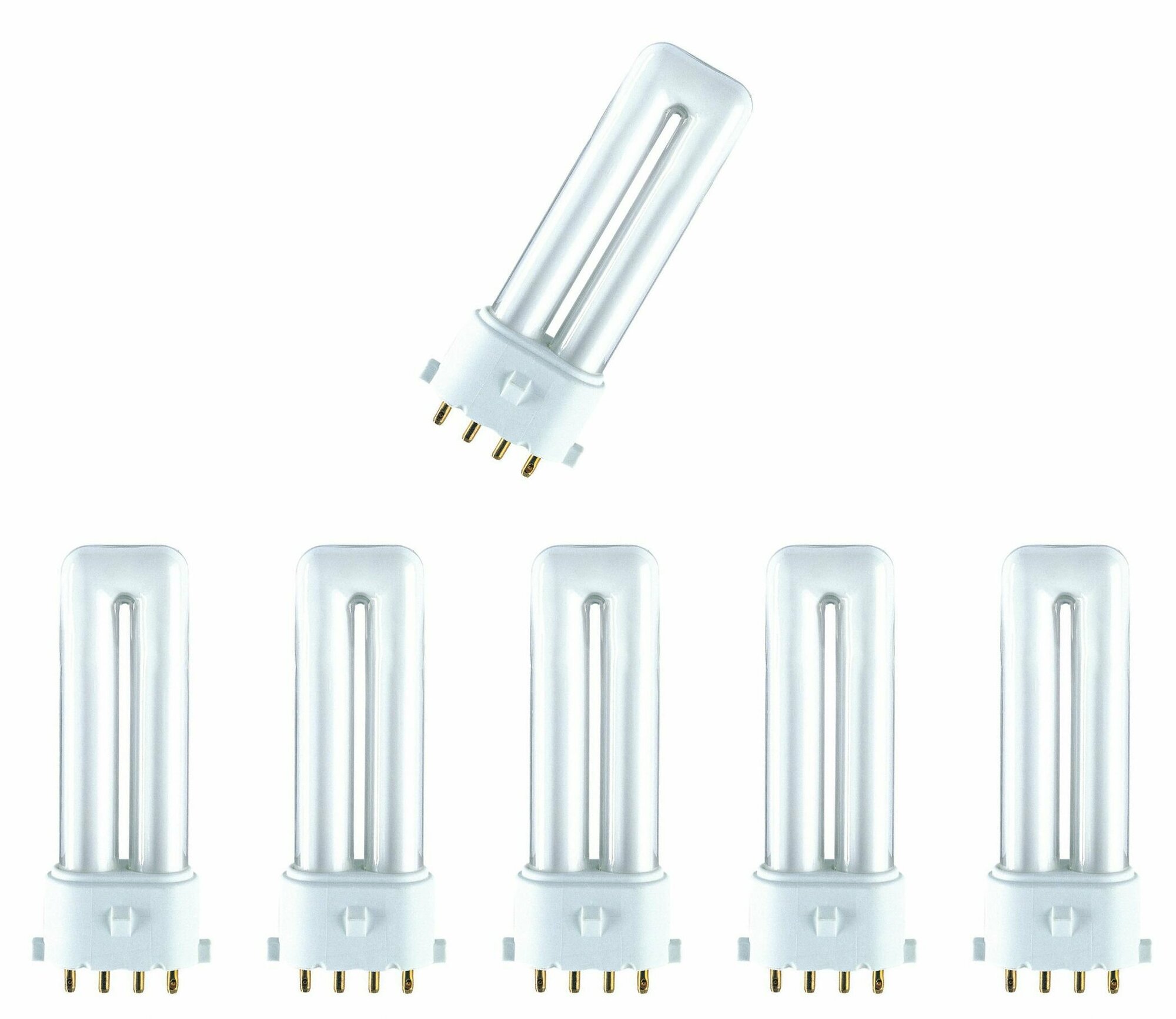 5шт/уп. Лампа Люминесцентная Dulux 11Вт 220V 2G7 CFL S E 900Лм 4000К D-32mm L-222mm Диммируемая Энергосберегающая Свет Дневной белый OSRAM, уп. 5шт