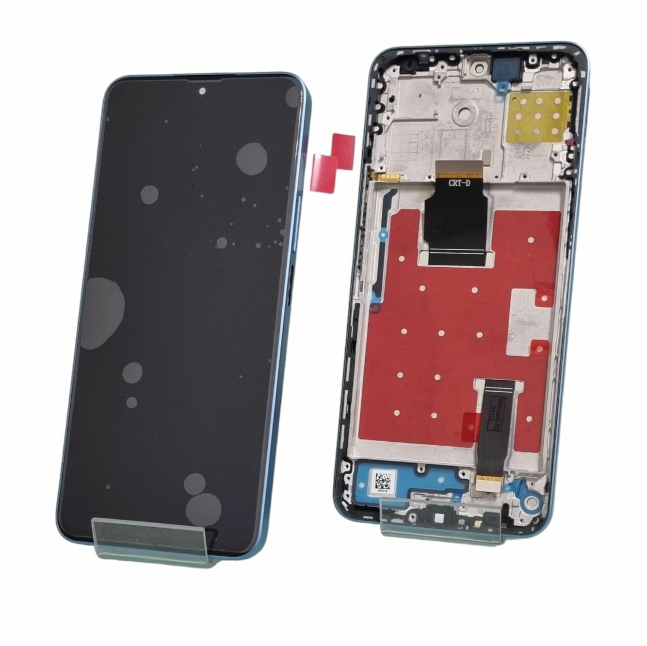 Дисплей Huawei Honor X8A (CRT-LX1/CRT-NX1/5109APCN) с сенсором в рамке синий (OR ref)