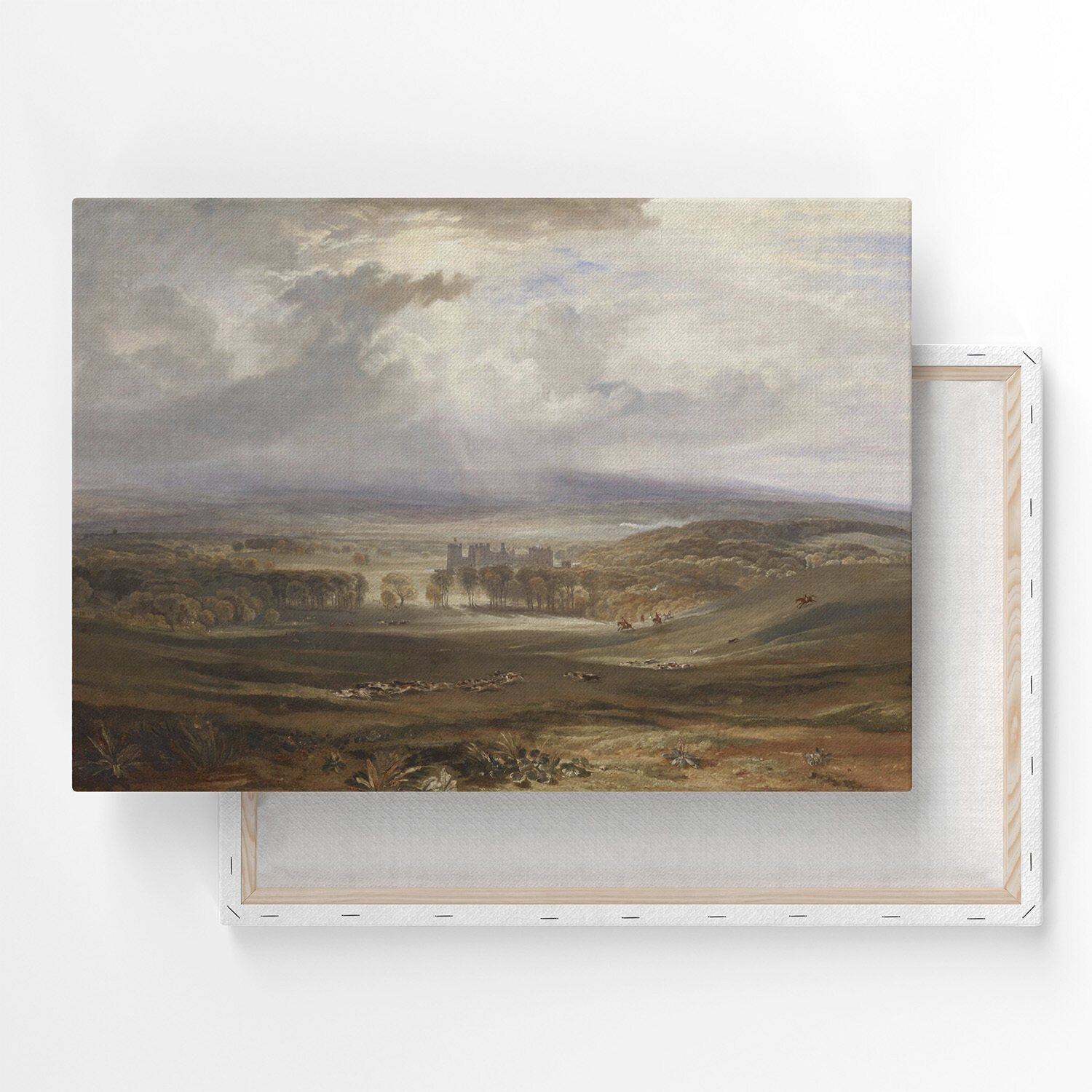 Картина на холсте, репродукция / Уильям Тёрнер - Raby Castle / Размер 30 x 40 см