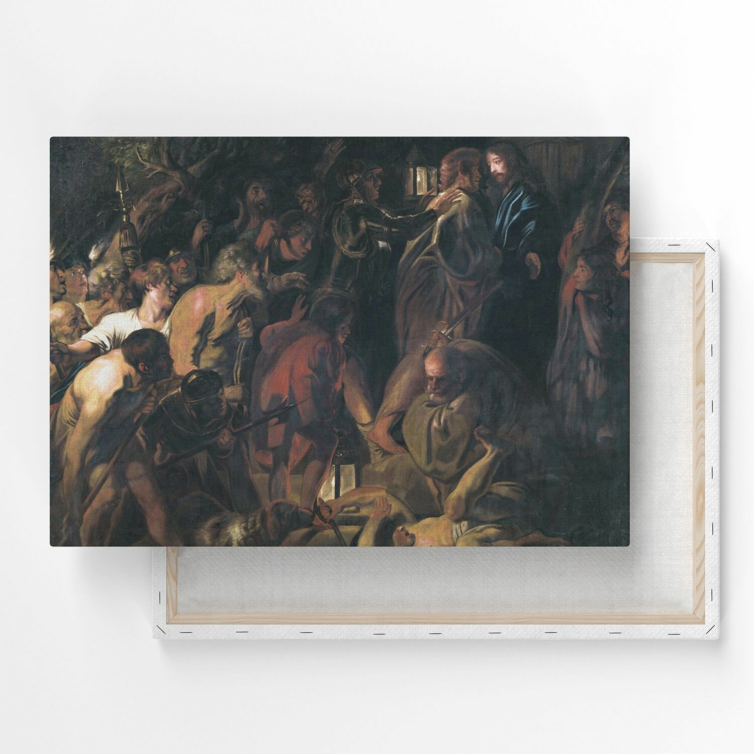 Картина на холсте, репродукция / Якоб Йорданс - The Betrayal of Christ / Размер 30 x 40 см