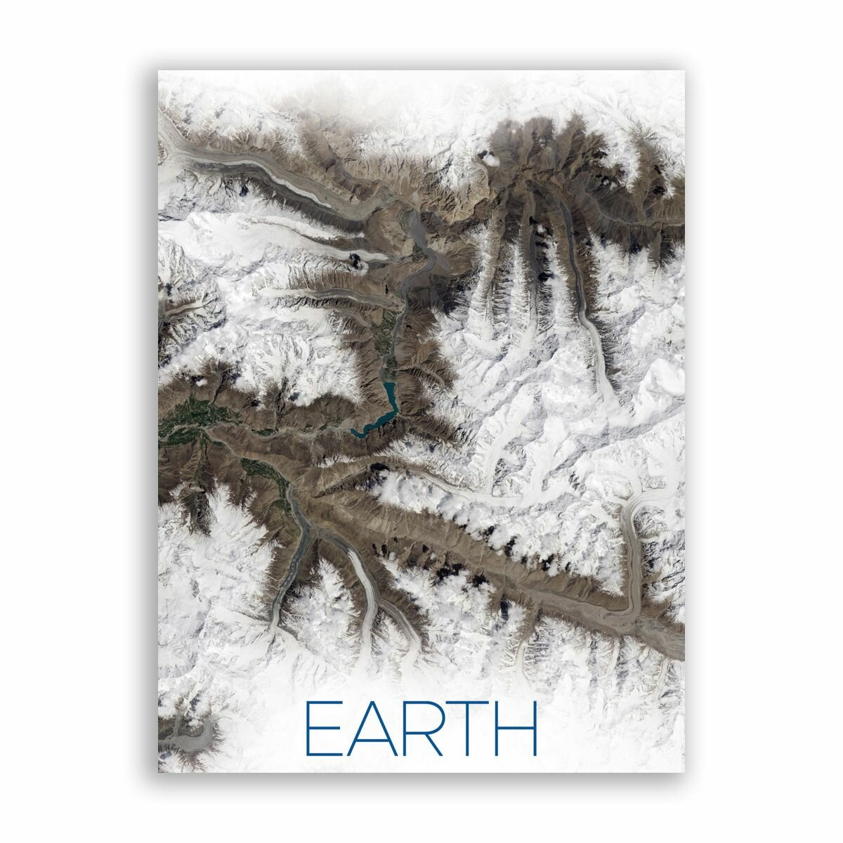 Постер, плакат на бумаге / NASA (Коллекция Постеров) - Earth / Земля / Размер 60 x 80 см