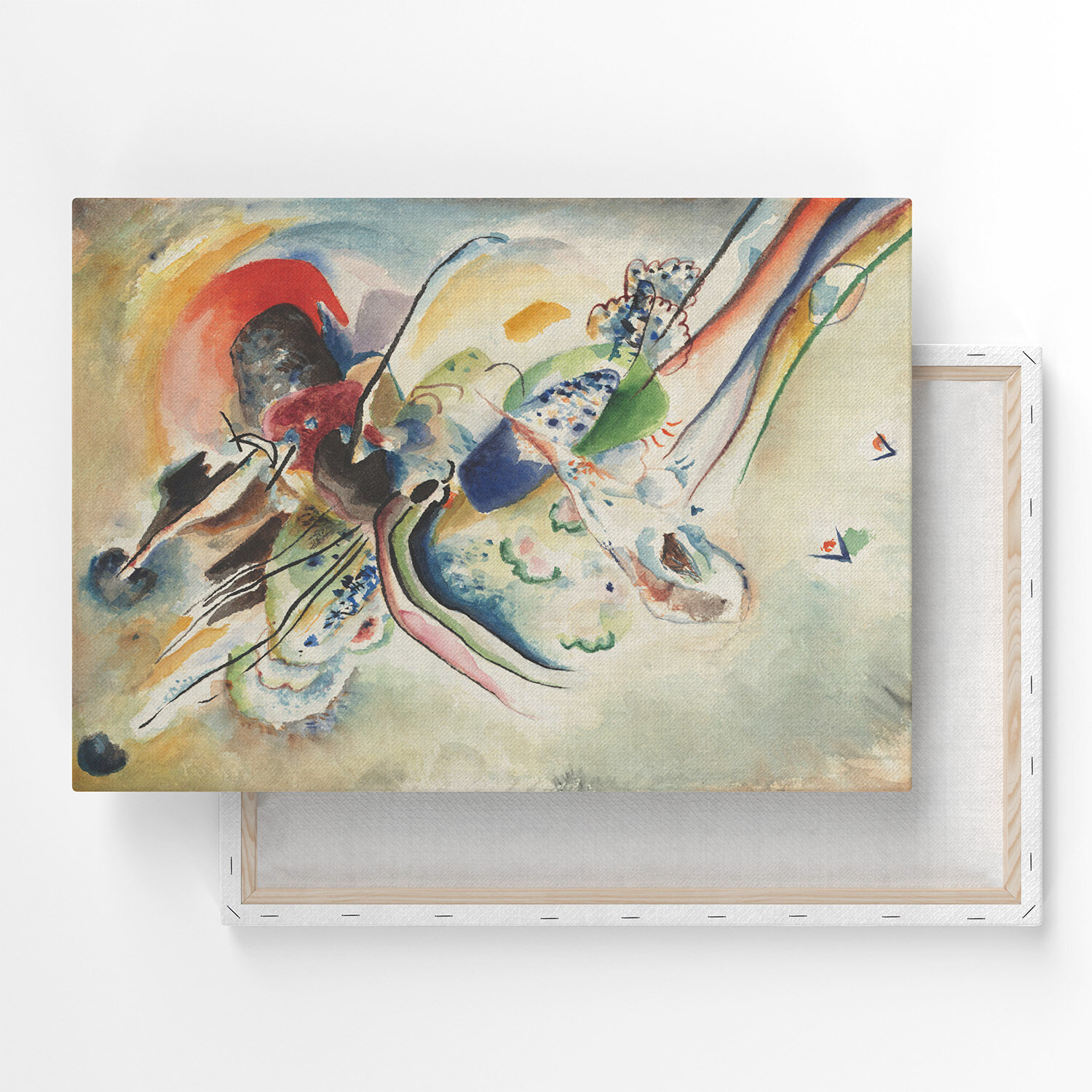 Картина на холсте, репродукция / Кандинский Василий - Study for Bild / Размер 40 x 53 см