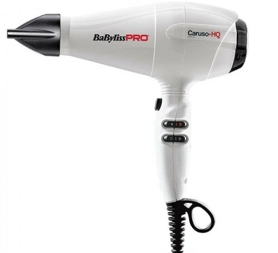 Фен для волос BaByliss Pro Caruso-HQ White BAB6970WIE