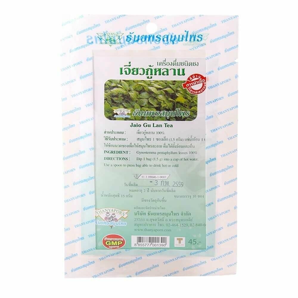 Чай Джиаогулан с тонизирующим действием Jaio Gu Lan Tea, 10 пакетиков