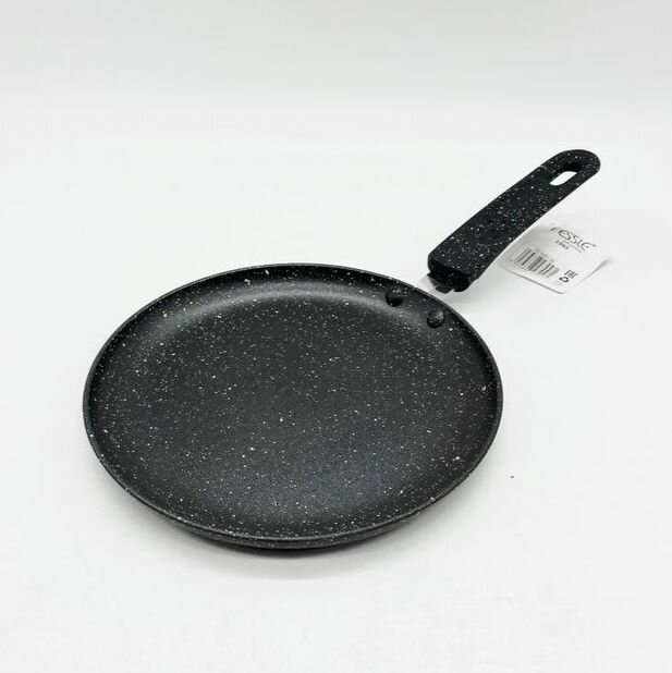 Сковорода блинная "Восток", 22 см, мраморная, с антипригарным покрытием, с фиксированной ручкой soft-touch, для всех видов плит.