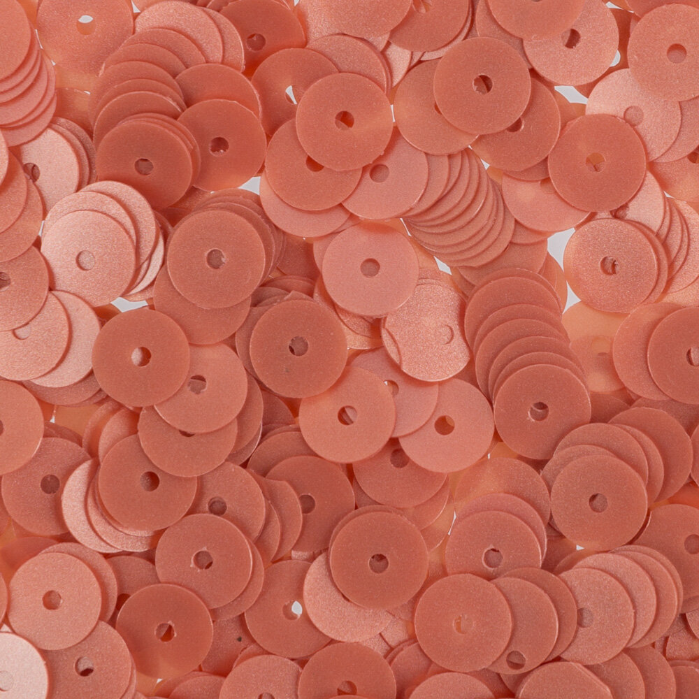 Пайетки россыпью "Zlatka" ZF-26 6 мм 10 г №035 бледно-красный