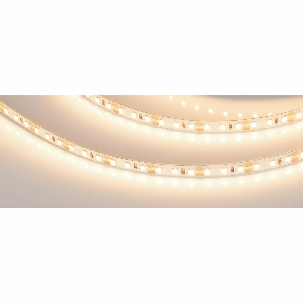 Светодиодная лента Arlight RT-A120 8 мм, теплый белый свет, SMD 2835, гибкая без защиты