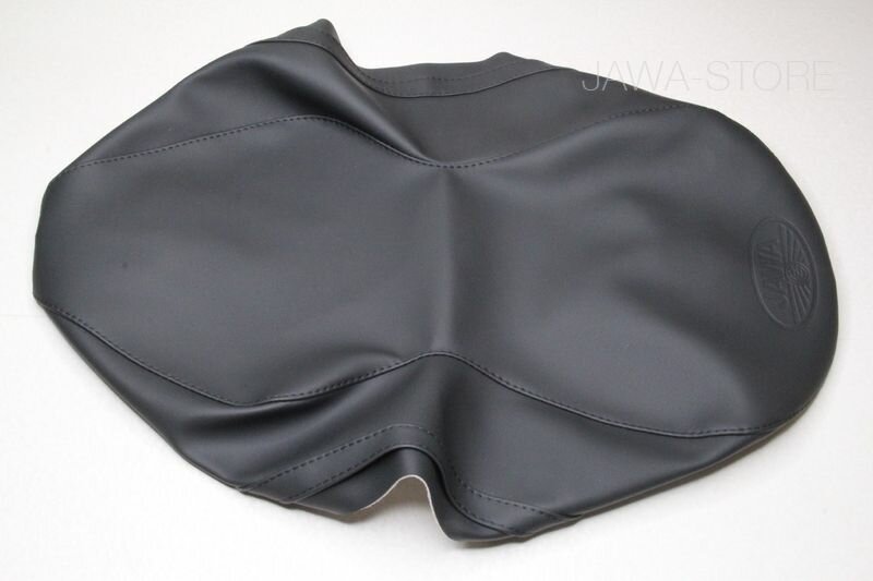 Чехол сиденья черный (гитара) для Ява 250-350 модель 353-559-360 с логотипом JAWA (Чехия)