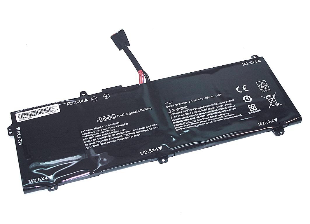 Аккумулятор для HP 808450-001 15.2V (44Wh) укороченный