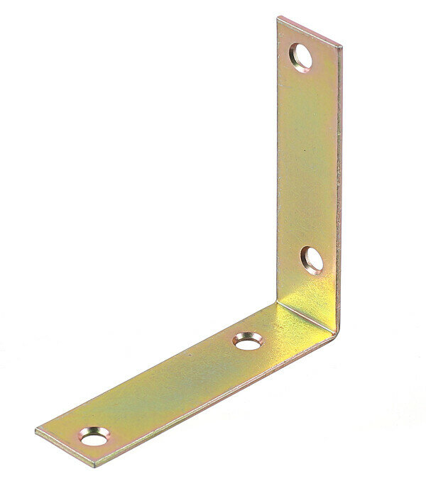 Уголок узкий оцинкованный 60х60х15х1.5 мм с желтой пассивацией 400557