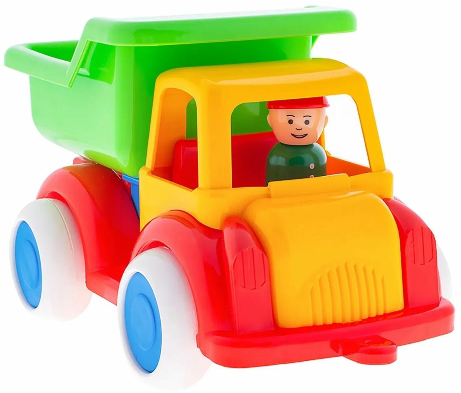 Пластиковая модель "Самосвал" с откидным кузовом, игрушечная машинка-грузовик для детей, игрушка для песочницы и дома