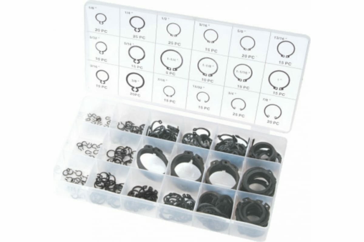 Набор стопорных колец 300 предметов 73330 - универсальный комплект для ремонта