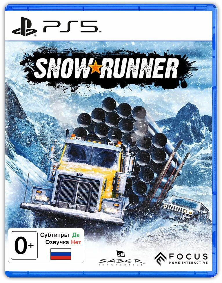SnowRunner (PlayStation 5, Русская версия) / Игра на диске PS5