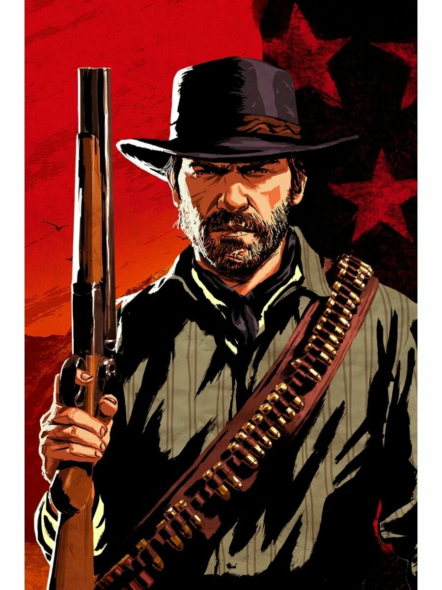 Постер "Red Dead Redemption. Артур Морган"