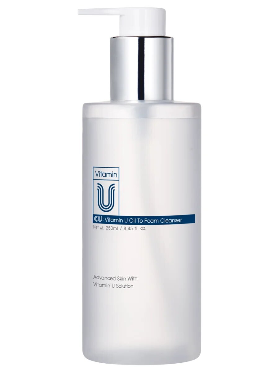 CU Skin Очищающее масло-пенка Vitamin U Oil To Foam Cleanser 250 мл