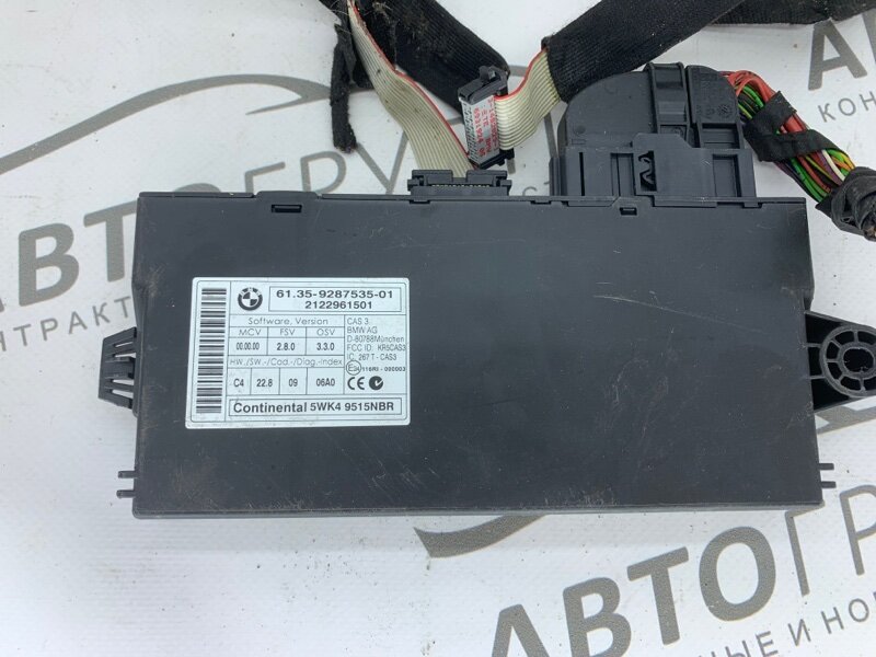 Блок управления CAS BMW X1 X20D E84 LCI Е84 Рестайлинг 61 35 9 287 535
