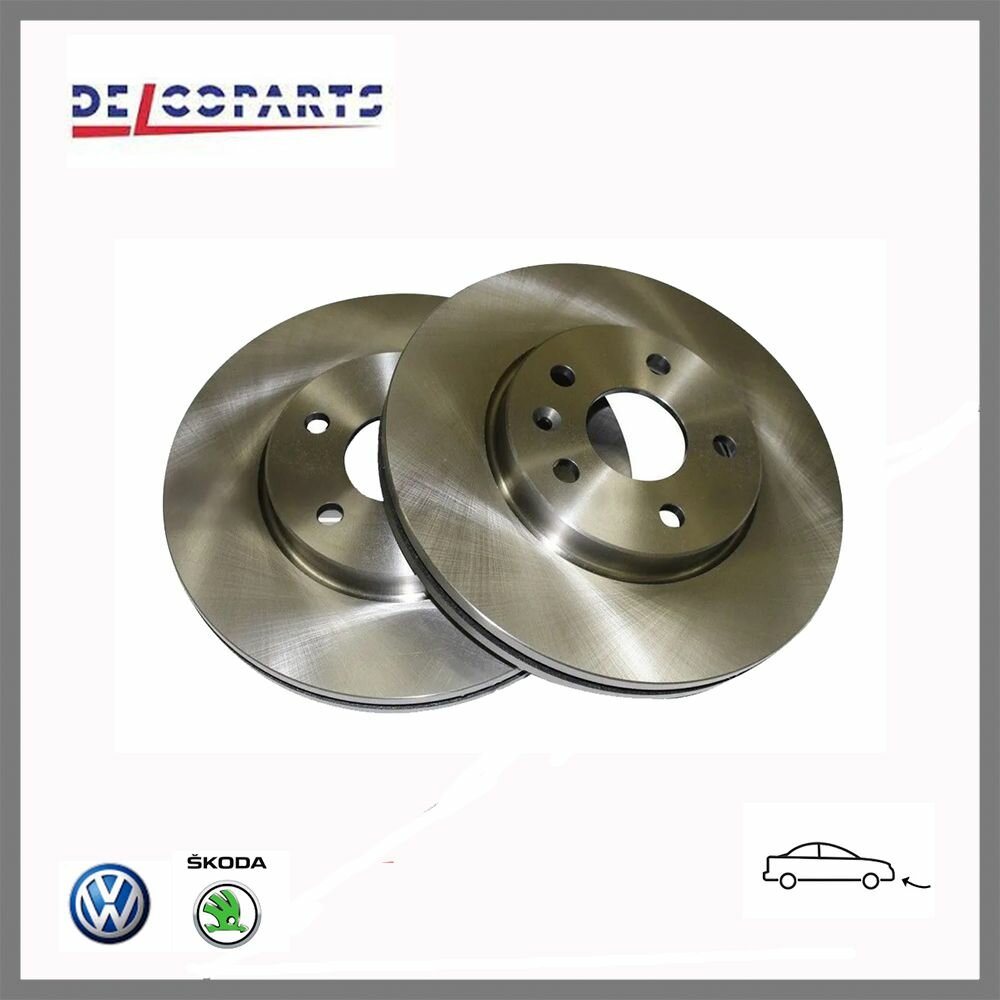 Диск тормозной передний DelcoParts 19374537 Volkswagen JETTA, Skoda OCTAVIA