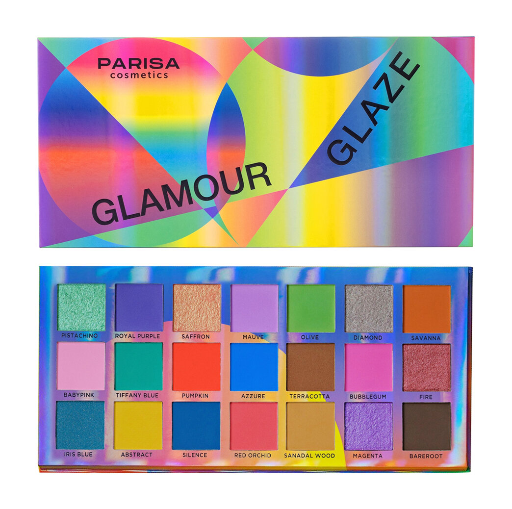 Палетка теней для век Glamour Glaze C-2321, 38 г