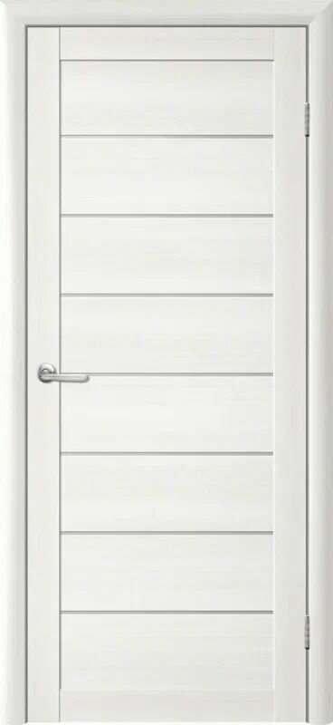 Двери Trend Doors Т-1 Лиственница белая Мателюкс 700х2000 в комплекте коробка 2,5шт и наличник 5шт