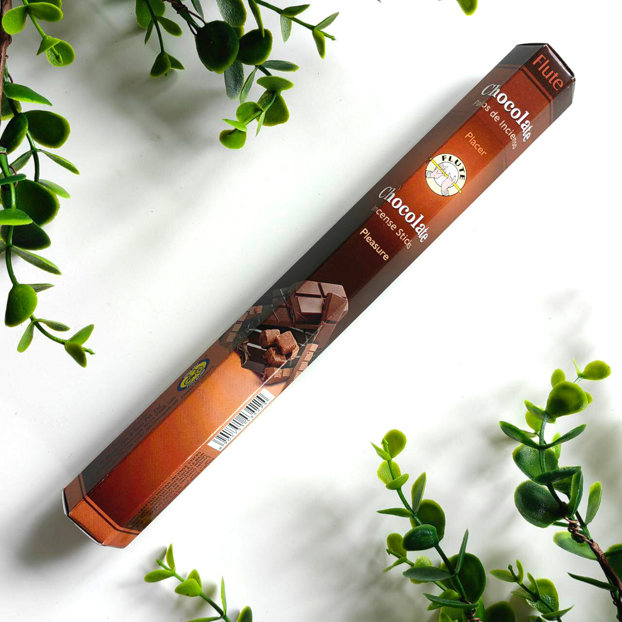 Flute CHOCOLATE Incense Sticks, Cycle (шоколад ароматические палочки, Удовольствие, Сайкл), шестигранник 20 палочек.