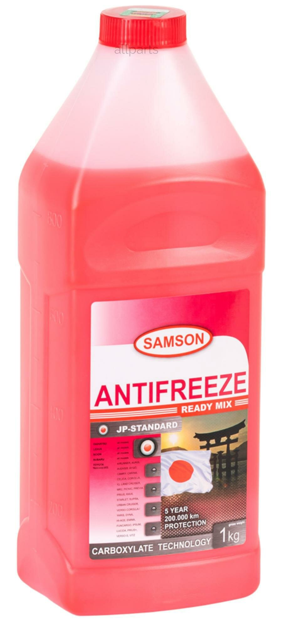 SAMSON 803238 Samson JP-Standard RED 1KG антифриз! красный, готовый special Japan cars\