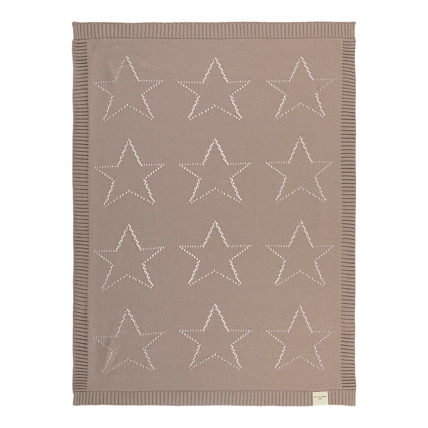 Плед Sofi de MarkO Asterisk, 70x90 см, для детей, вязаный, хлопок