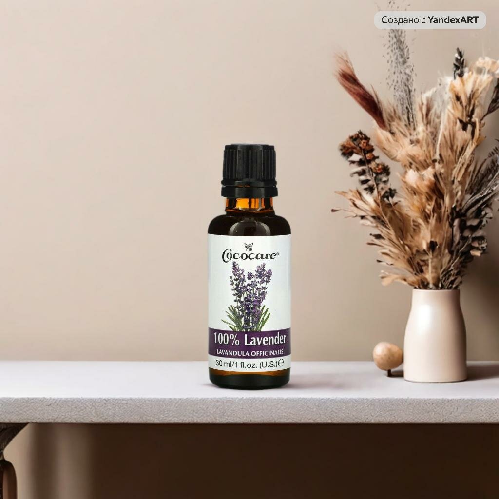 Cococare эфирное масло Лаванда, подходит для ароматерапии 30 мл