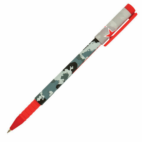 Ручка шариковая BRUNO VISCONTI FunWrite, синяя, "Military blue", узел 0,5 мм, линия письма 0,3 мм, 20-0212/17