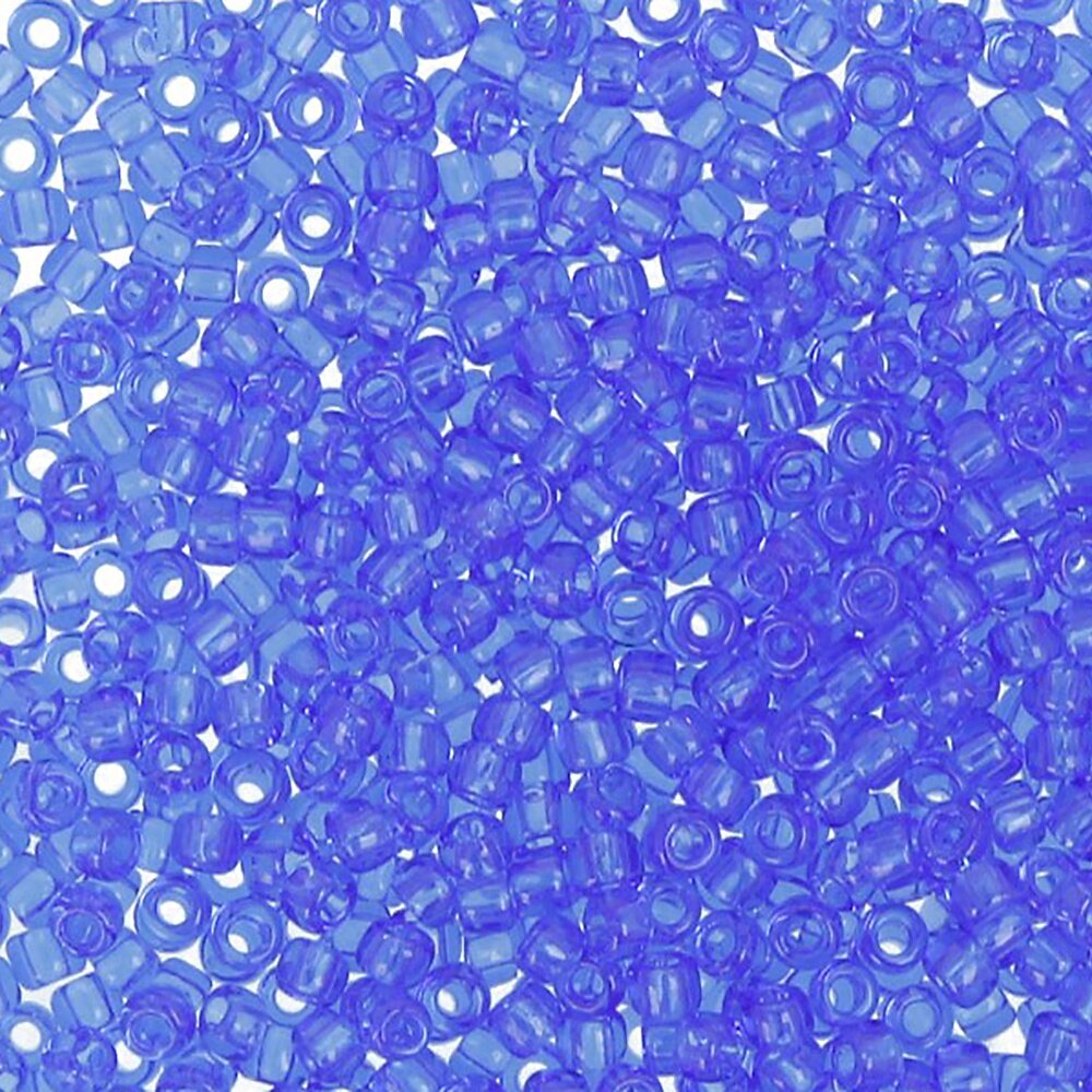 Бисер круглый TOHO 15/0, 1, 1,5 мм, 5х5 г, №0942, васильковый