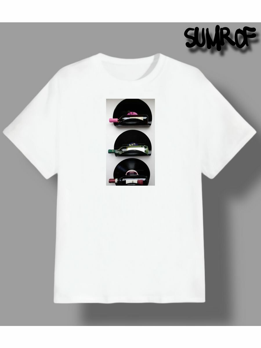 Футболка Винные Бутылки