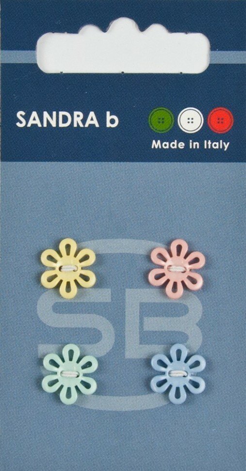 #CARD144 Пуговицы Sandra 4 шт