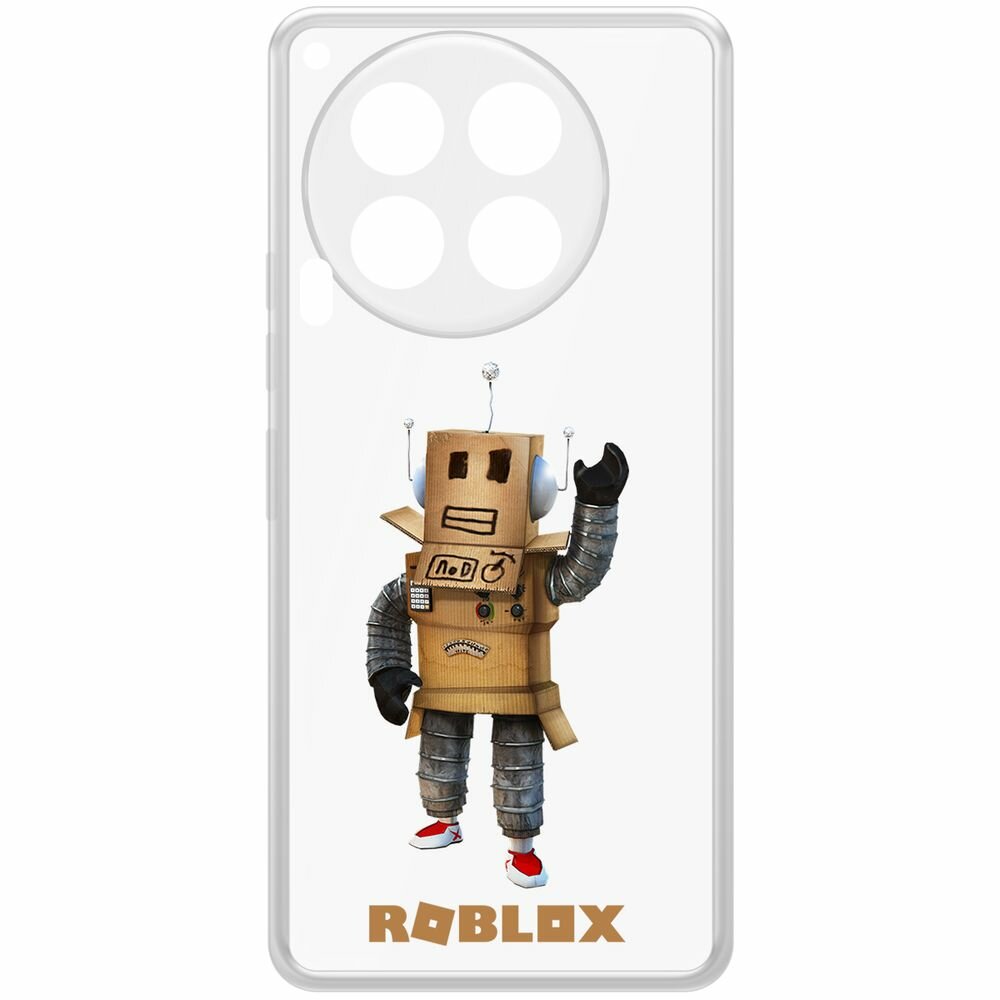 Чехол-накладка Krutoff Clear Case Roblox-Мистер Робот для TECNO Camon 30 5G