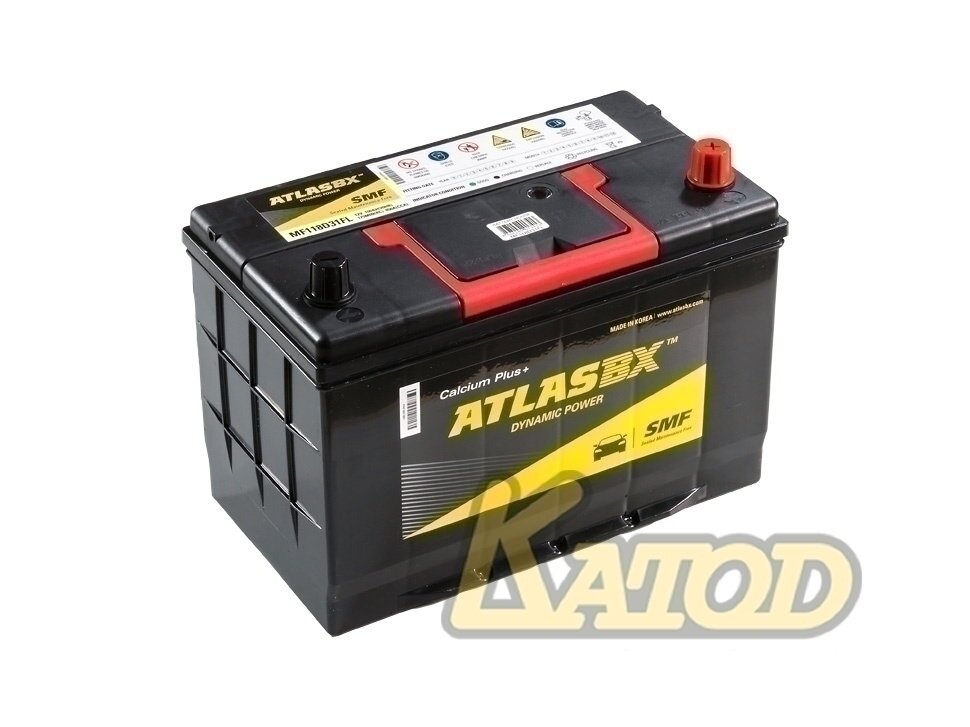 Аккумулятор автомобильный ATLAS MF118D31FL 100 а/ч 850А MF118D31FL