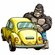 Стикер Gorilla series, #9, матовая поверхность, размер: 9 х9 см.