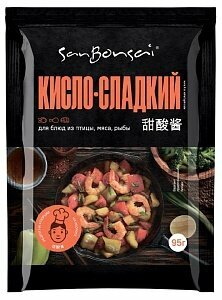 Соус SANBONSAI для приготовления «Кисло-сладкий» /саше/ 95г