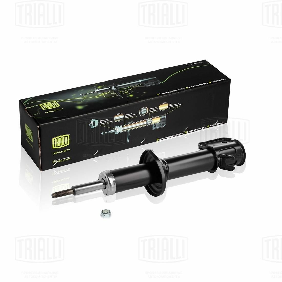 Амортизатор Trialli QUALITA ВАЗ-1111 "ОКА" передний масляный