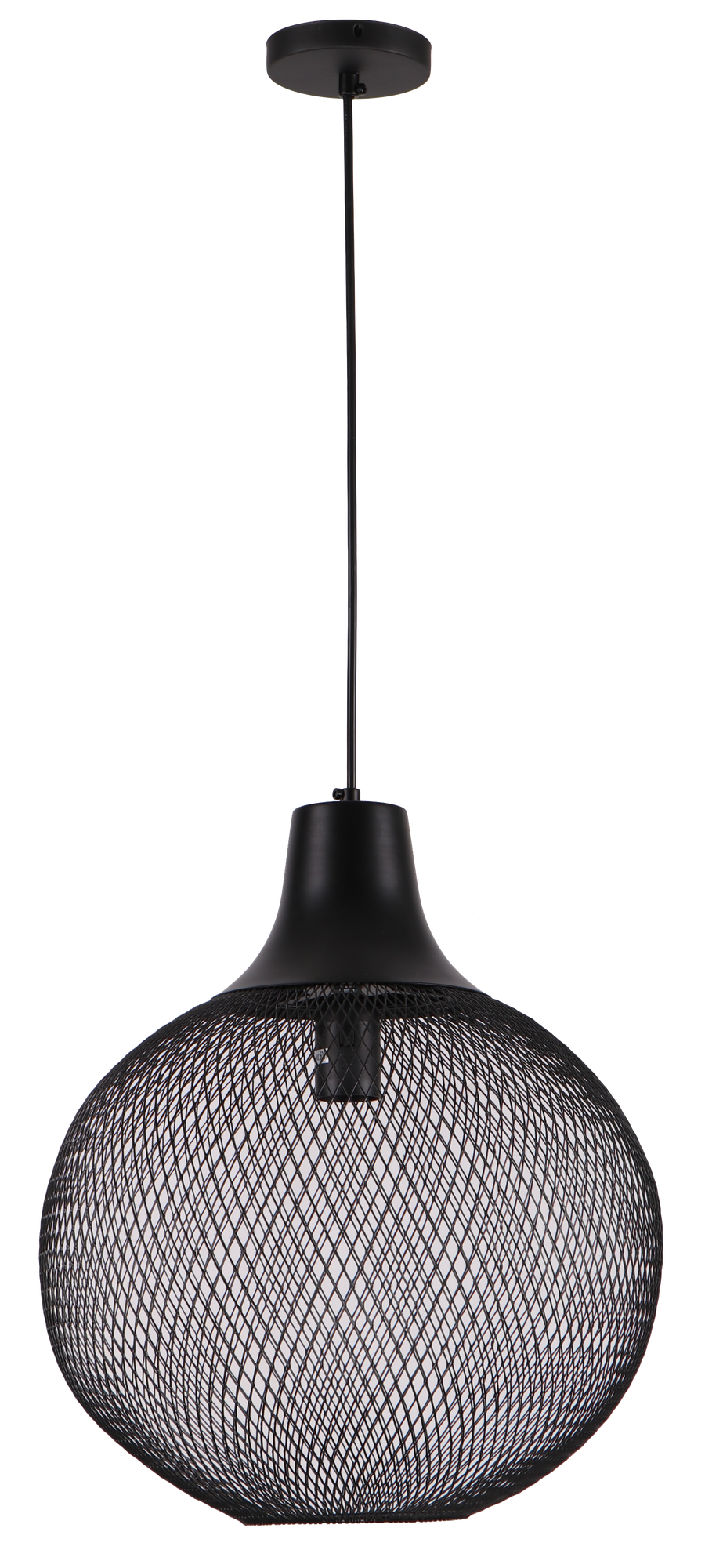 Люстра подвес De Fran SP5-1581BK E27 60Вт 220 В d35, черный+сетка