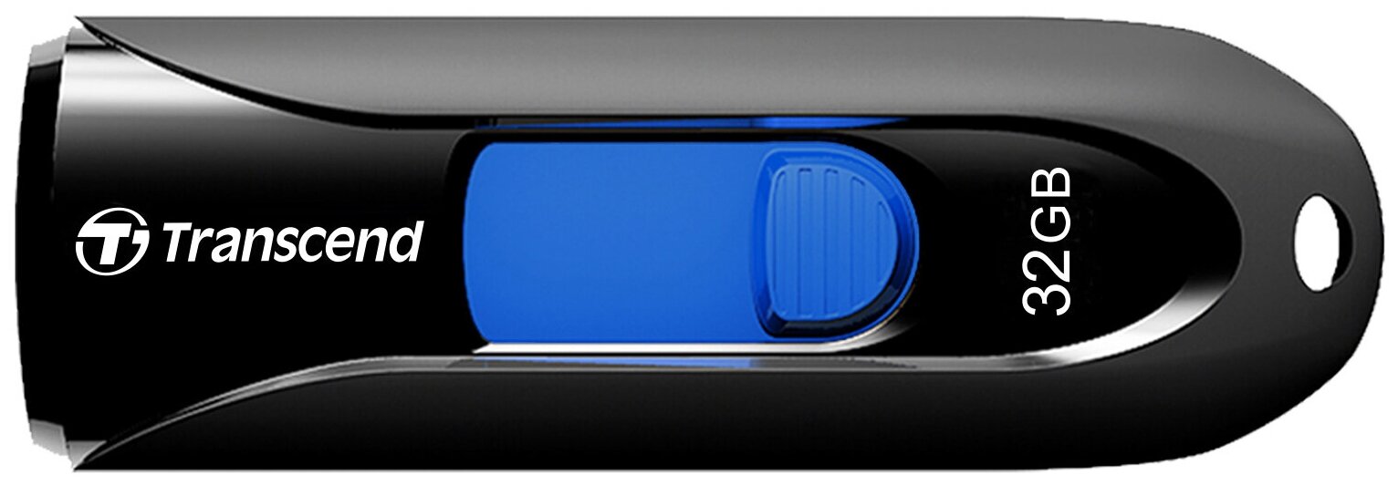 Флеш-накопитель/ Transcend 32GB JetFlash 790 (Black/blue) USB 3.0 TS32GJF790K