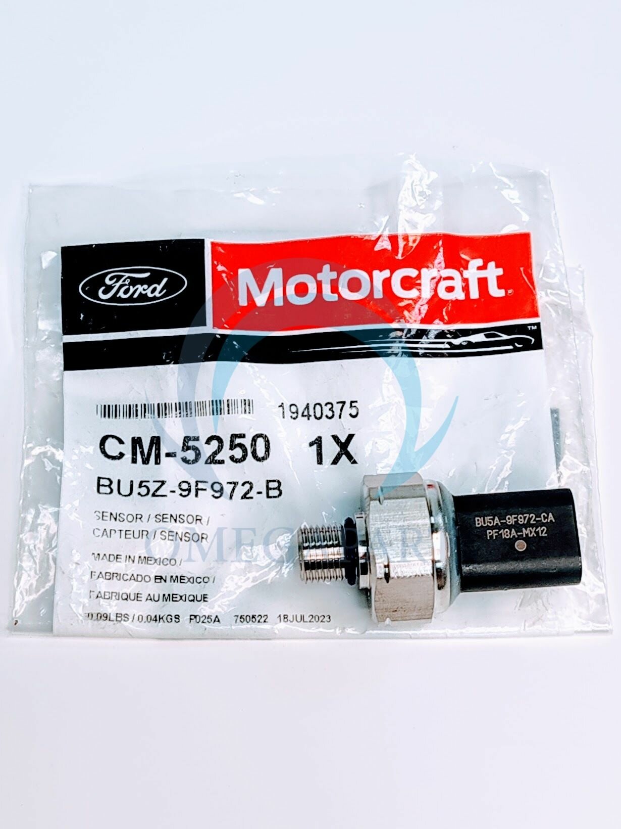 Датчик давления топлива, Ford BU5Z9F972B / 1940375