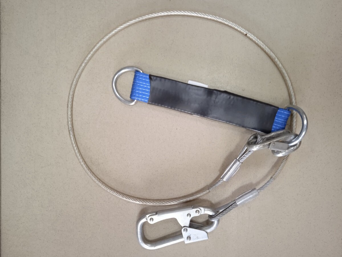 Строп трос амортизатор 2 карабина