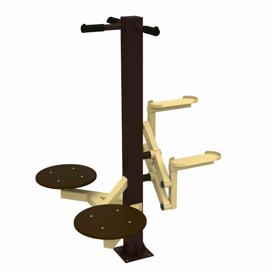 Тренажер уличный степпер и двойной твистер Air-Gym YT49