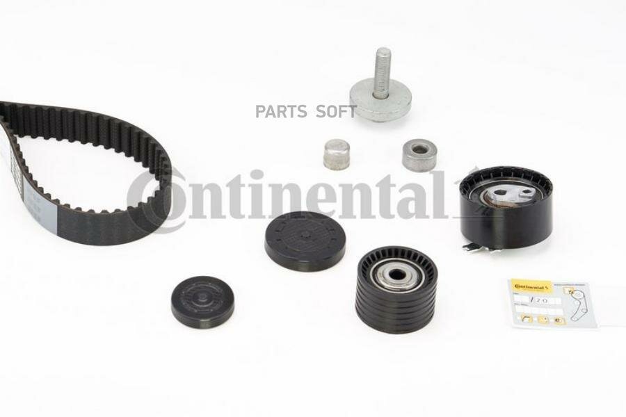 CONTINENTAL CT1179K3 Комплект ремня ГРМ Duster Logan 1.6 (ремень 132 зуб. 2 ролика крепеж) ()